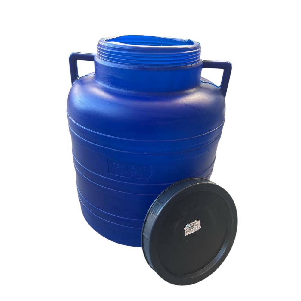 Butoi/Bidon cu filet din plastic alimentar, 40L - muraturi