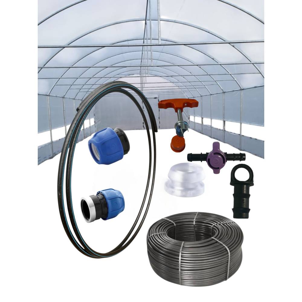 Sistem de irigare tub 25/100m si conectica-complet